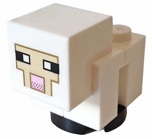 Minecraft Sheep, Lamb, White Legs and Head - Brick Built | Velkommen ...
